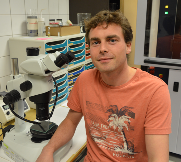 Clément Falaise, winner of the Christiane Dietrich-Buchecker SCF prize ...